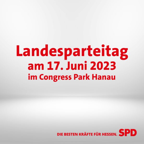 Landesparteitag 2023 › SPD Landesverband Hessen